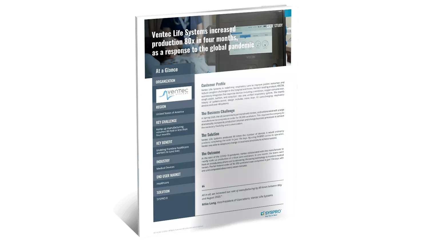 US Ventec | Customer Success Story | SYSPRO ERP